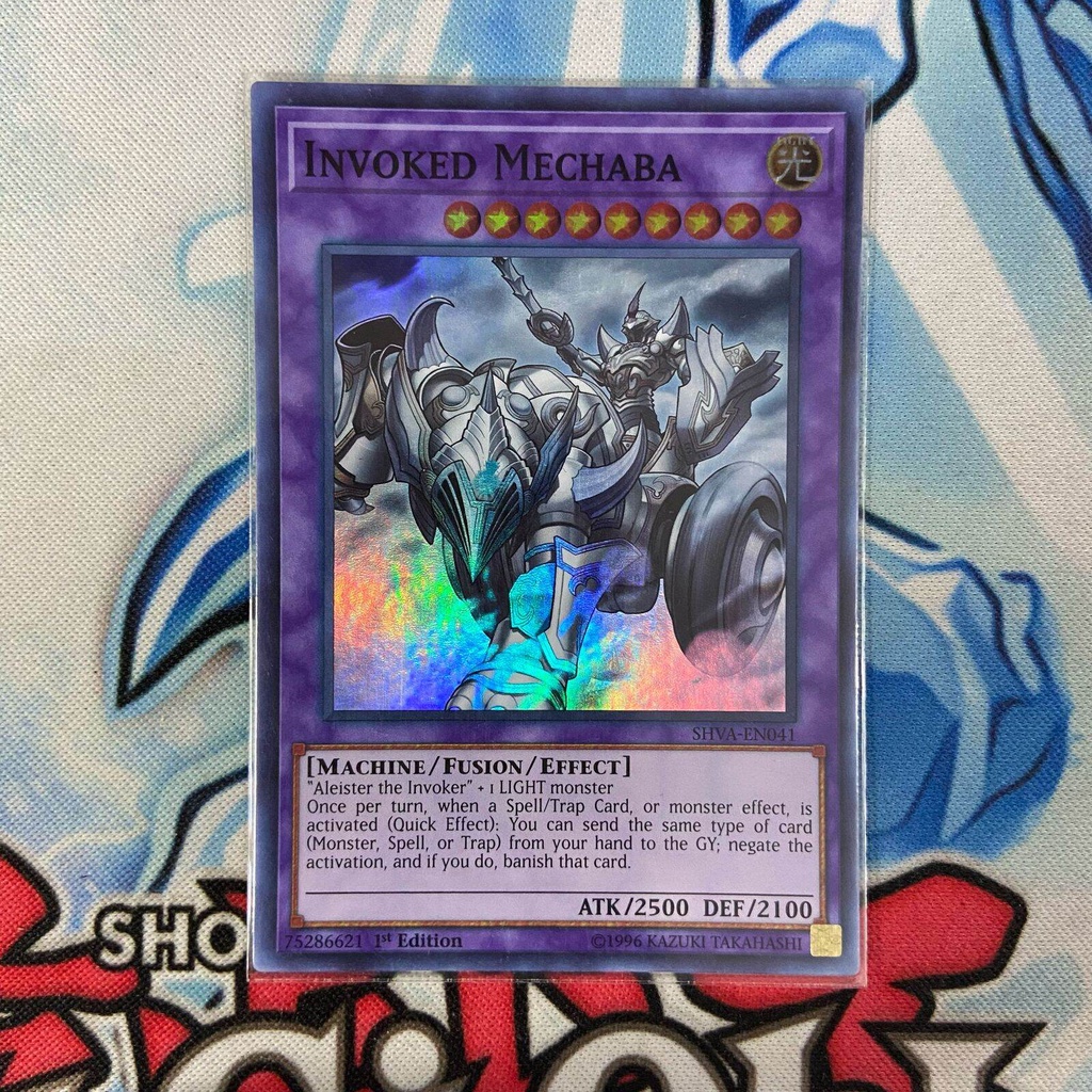 Jual yugioh invoked mechaba SHVA super rare original | Shopee Indonesia