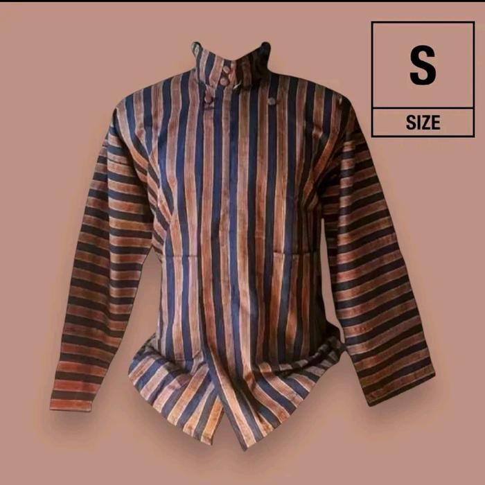 Jual GRATIS ONGKIR Surjan Baju Adat Tradisional Atasan Khas Solo-Jogja Vintage Sorjan Tenun ...