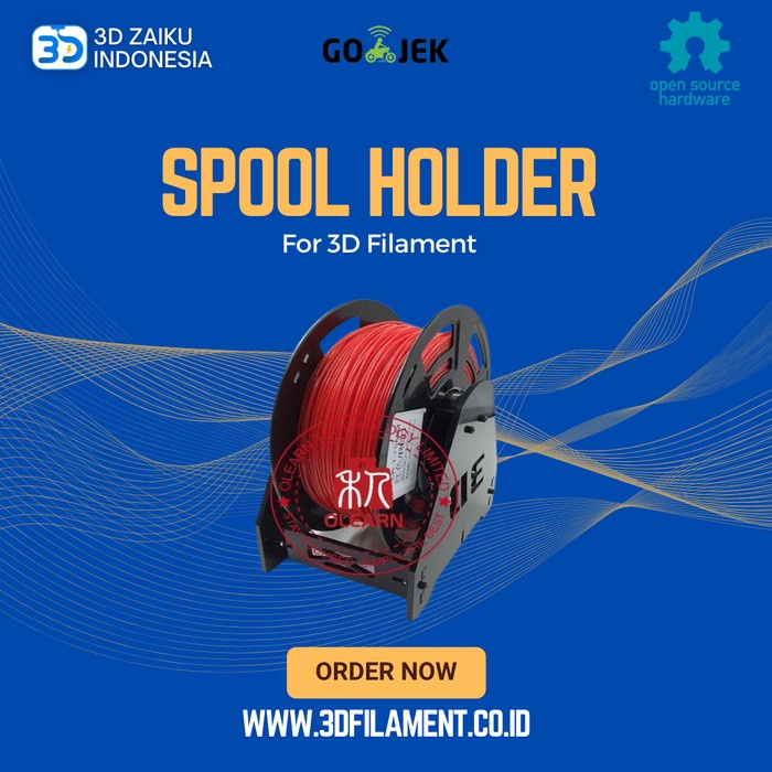 Jual 3D Printer Filament Spool Holder Universal Spool Size | Shopee ...