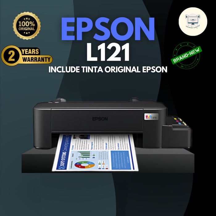 Jual PRINTER EPSON L121 INK TANK INCLUDE ORIGINAL TINTA EPSON | Shopee ...