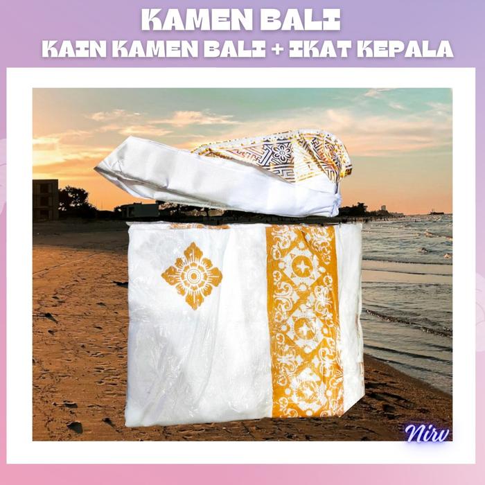 Jual TERUJI PAKET KAMEN BALI + UNDENG/SET BAJU PRIA MODEL ADAT BALI ...