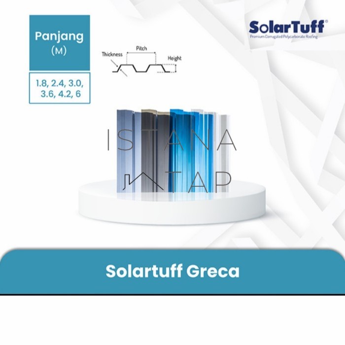 Jual Solartuff Atap Polycarbonate Tipe Greca/Roma | Shopee Indonesia