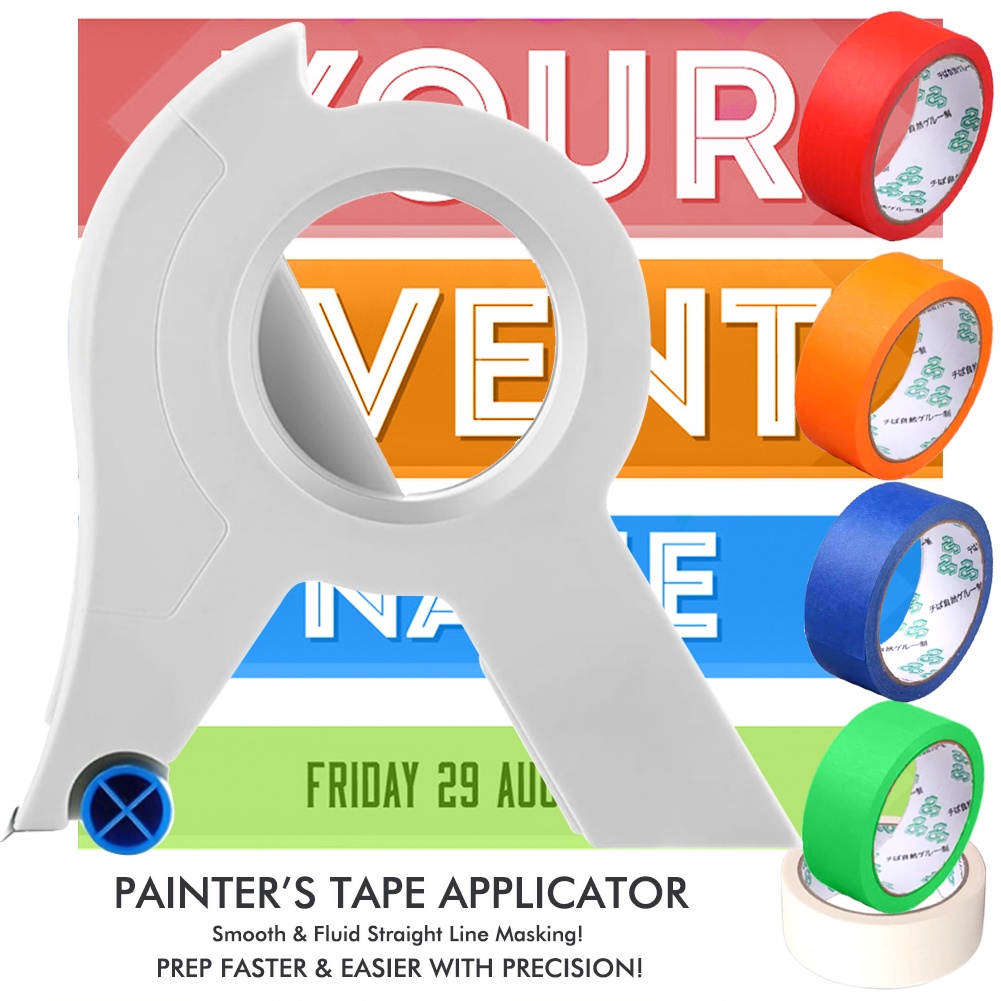 Jual Painter Masking Tape Applicator Dispenser Machine Wall Floor ...