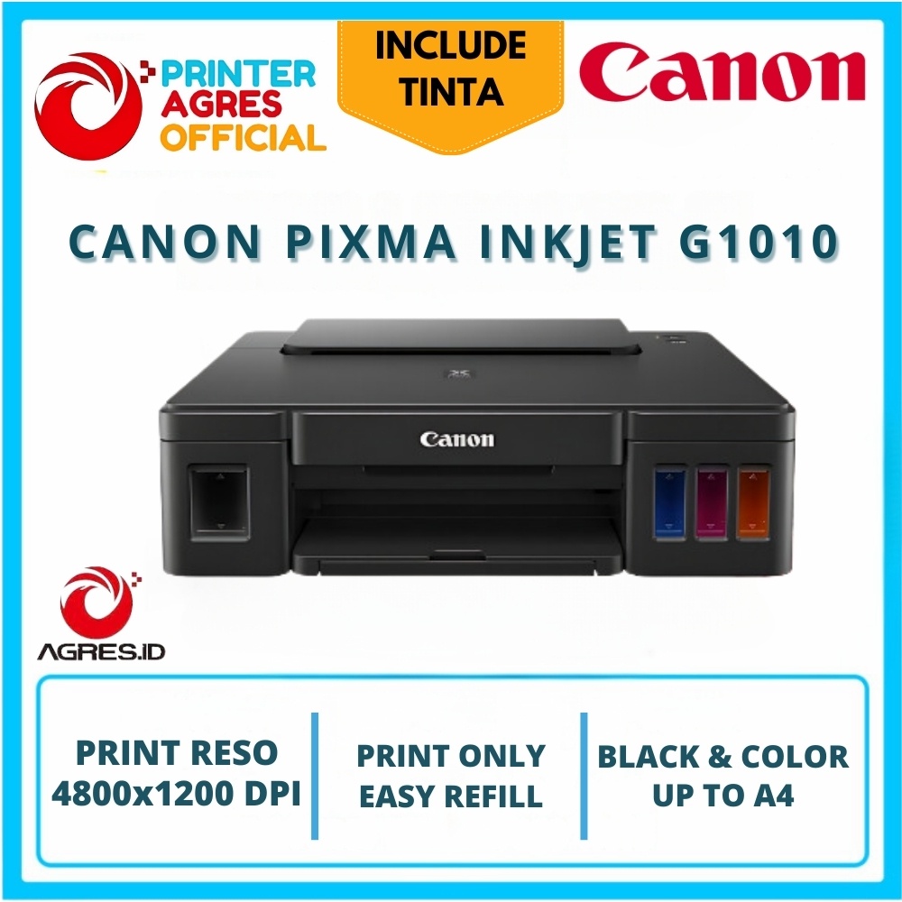 Jual [FREE TINTA] Printer Canon PIXMA G1010 (Ink Tank System) | Shopee ...