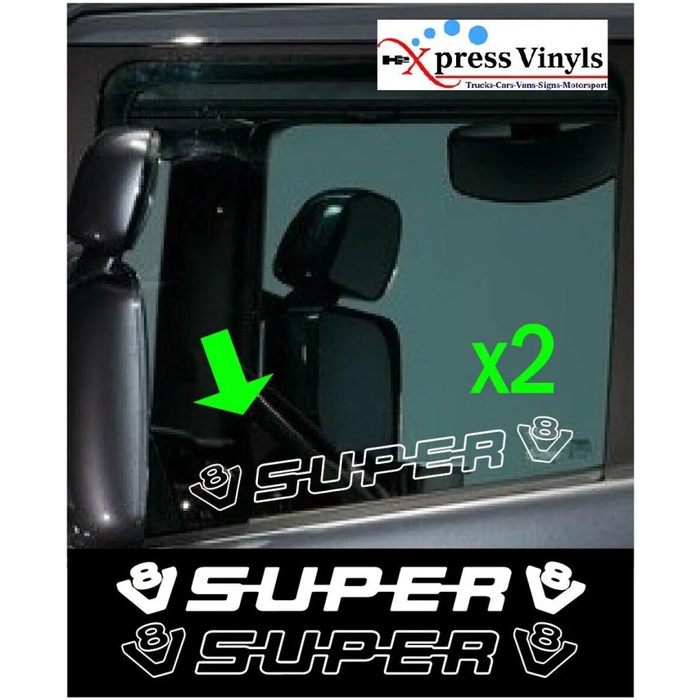Jual For x2 Scania Super V8 window decals scania truck stickers ANY ...