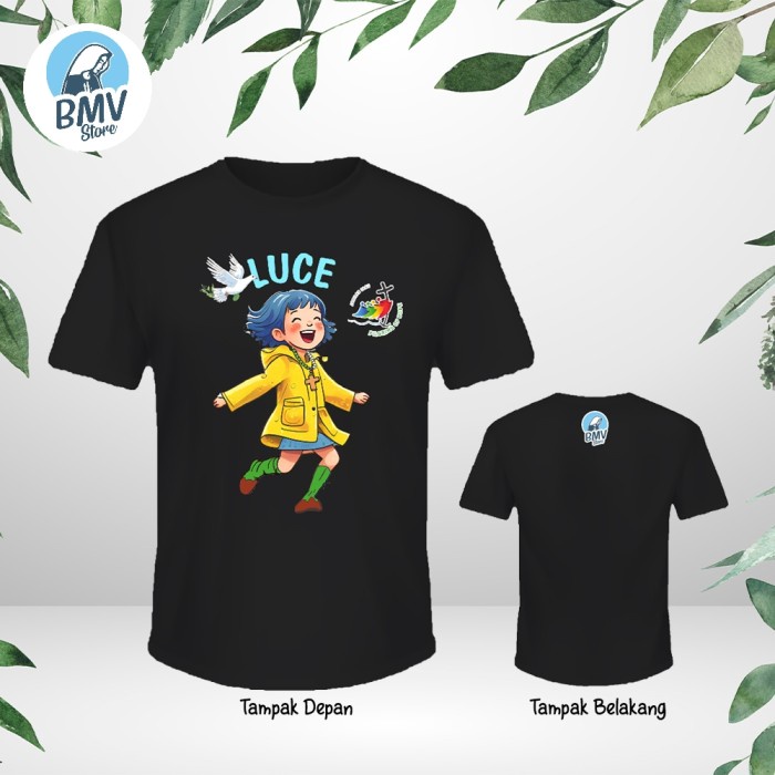 Jual T-SHIRT LUCE & FRIENDS DESAIN B MASKOT YUBILEUM | Shopee Indonesia