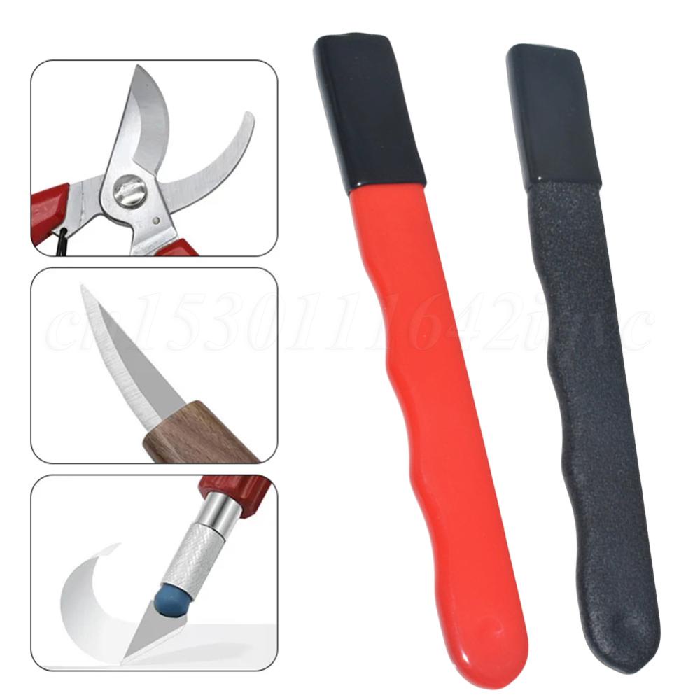 Jual Mini Portable Knife Sharpener with Lid Scissors Axes Pruners ...