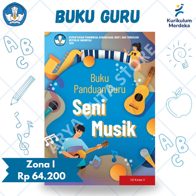 Jual Buku Panduan Guru Seni Musik untuk SD/MI Kelas V | Shopee Indonesia