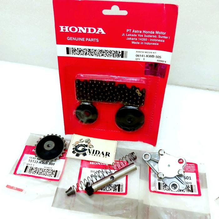 Jual SALE PROMO RANTAI KETENG SET + SULING TENSIONER + GIGI POMPA OLI + POMPA OLI BLADE 110 LAMA ...
