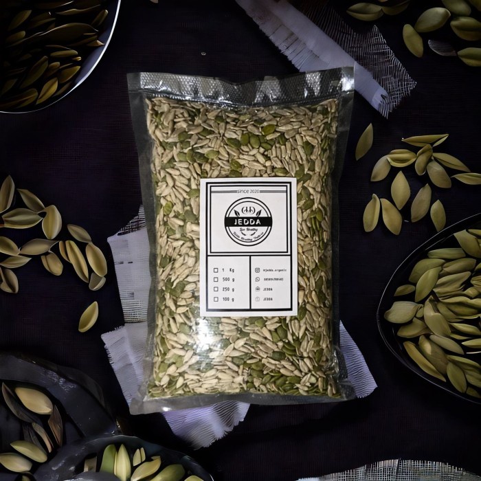 Jual Roasted mix seed 1kg (sunflower seed & pumpkin seed) | Shopee ...