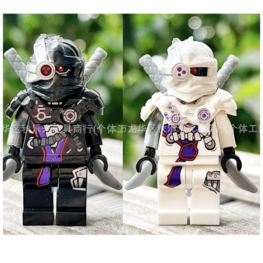 Jual Ninjago Dr Julien Nindroid Zane White Black Action Mini Figure ...