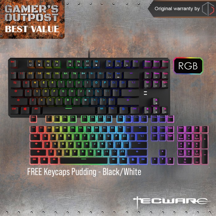 Jual [Good] Tecware Keyboard Phantom Elite 87 RGB | Shopee Indonesia