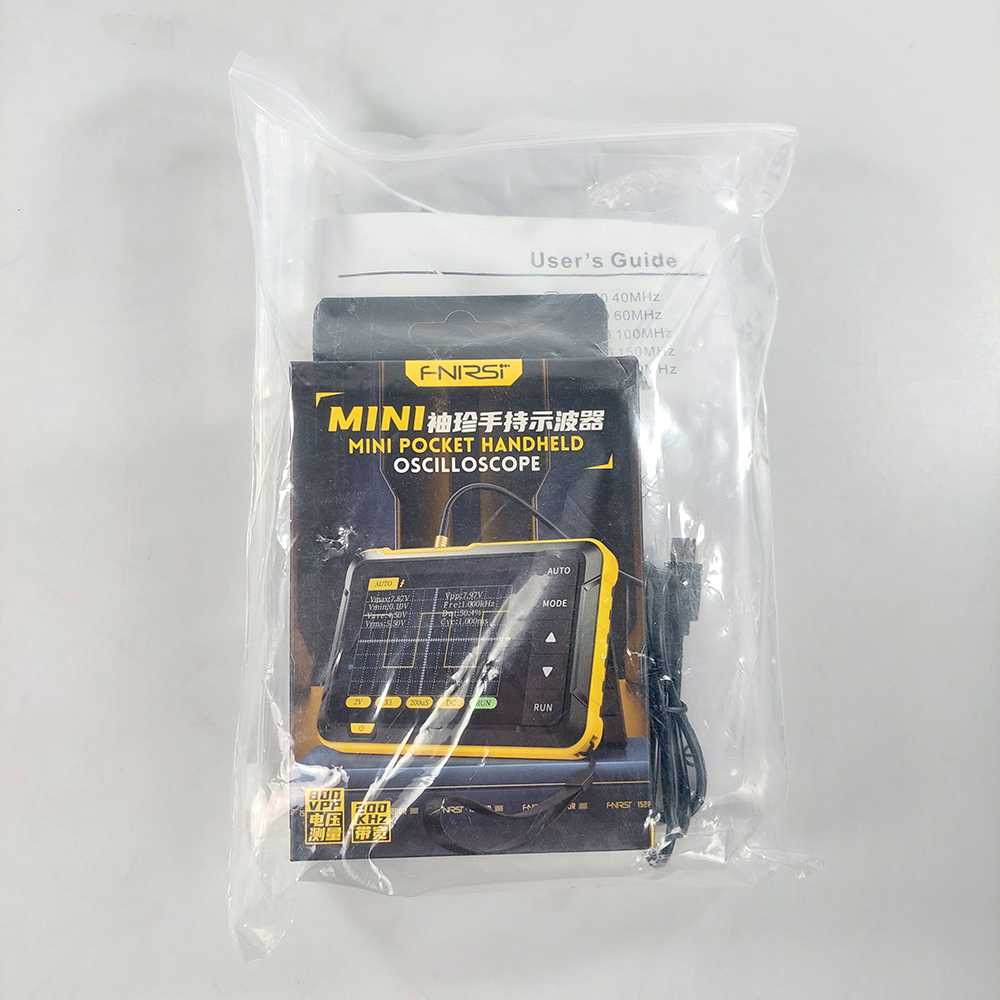 Jual FNIRSI Osiloskop Digital Mini Handheld Oscilloscope 200KHz 2.5MS/s ...