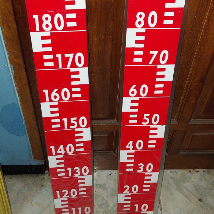 Jual Peil Scale Datar Alat Ukur Tinggi Muka Air 2m 200cm | Shopee Indonesia