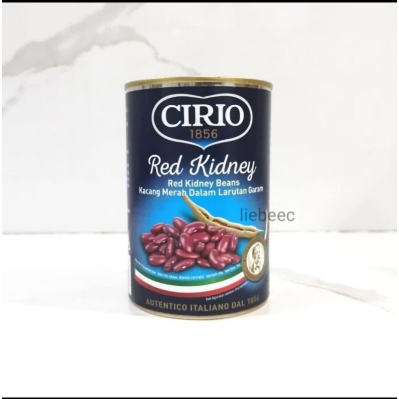 Jual Cirio Red Kidney Beans 400 Gr Kacang Merah Dalam Larutan Garam ...