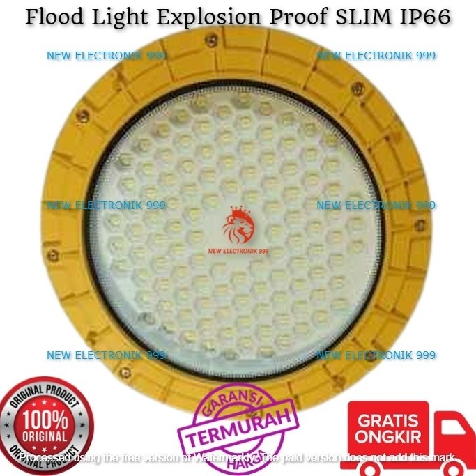 Jual Lampu Sorot YAMING Flood Light Explosion Proof SLIM LED 100W 6000K ...