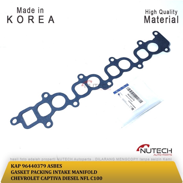 Jual GASKET PACKING INTAKE MANIFOLD CHEVROLET CAPTIVA DIESEL NFL C100 ...