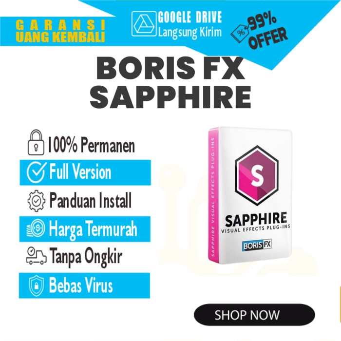 Jual Bs Rquest Mac/Win Boris Fx Sapphire 2024 Plug-Ins For Adobe ...