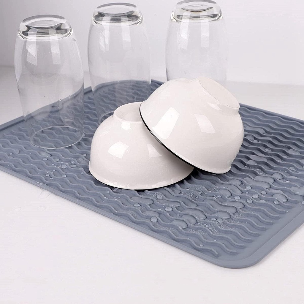 Jual ZMHEGW Drain Mat Alat Pengering Cuci Piring Gelas 40x30.5cm - P589 ...