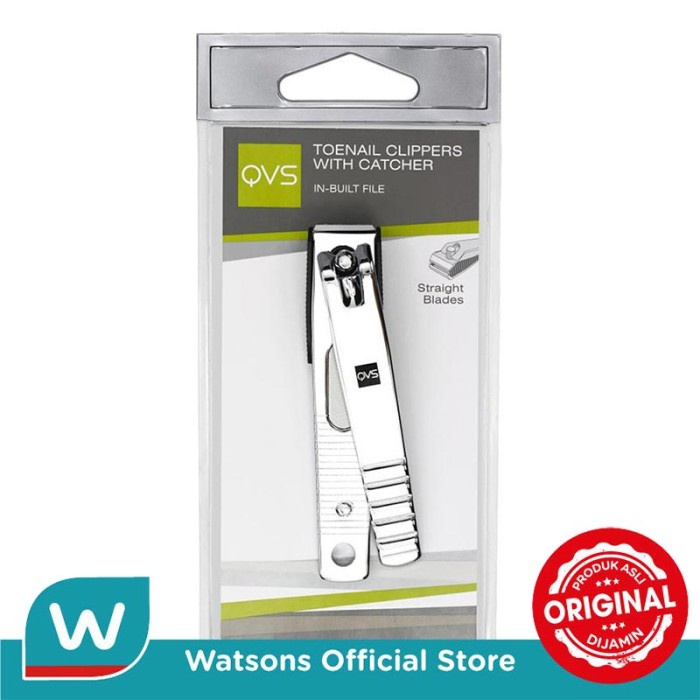 Jual ..... Qvs 10-1057 Toe Nails Clipper With Catcher | Shopee Indonesia