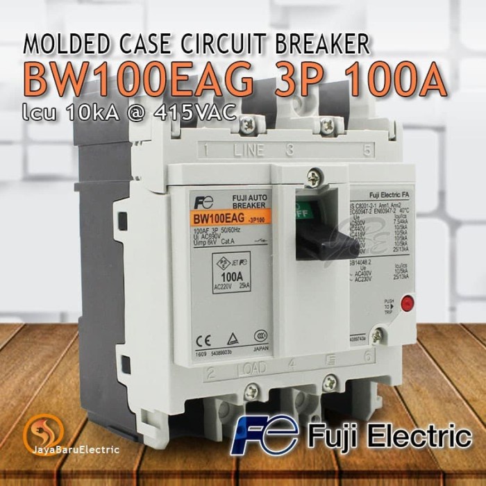 Jual MCCB Fuji BW100EAG 3P 100A | Shopee Indonesia