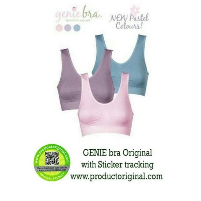 Jual [PASTEL] GENIE BRA PASTEL / MADE IN JAPAN / ( 1BOX ISI 3SET/PCS ...
