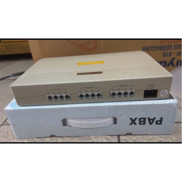 Jual PABX Telephone - Sahitel - PB308 (3 Lines - 8 Extension) | Shopee ...