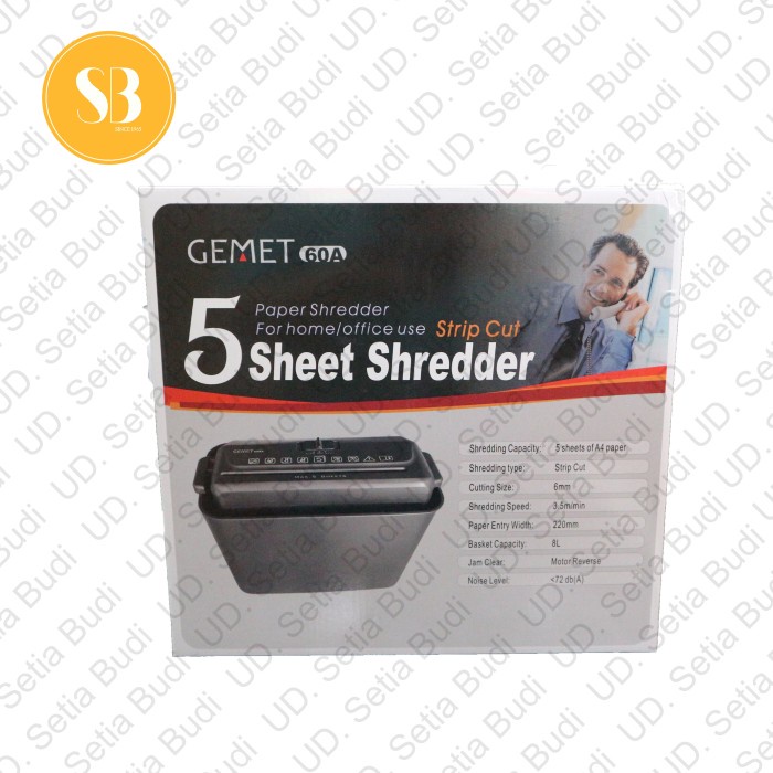 Jual Mesin Penghancur Kertas Paper Shredder Gemet 60A | Shopee Indonesia