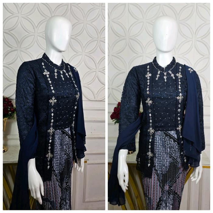 Jual Kutu Baru Hijab Selendang /Kebaya Kerah Sanghai / Kebaya Brukat Best Quality | Shopee Indonesia