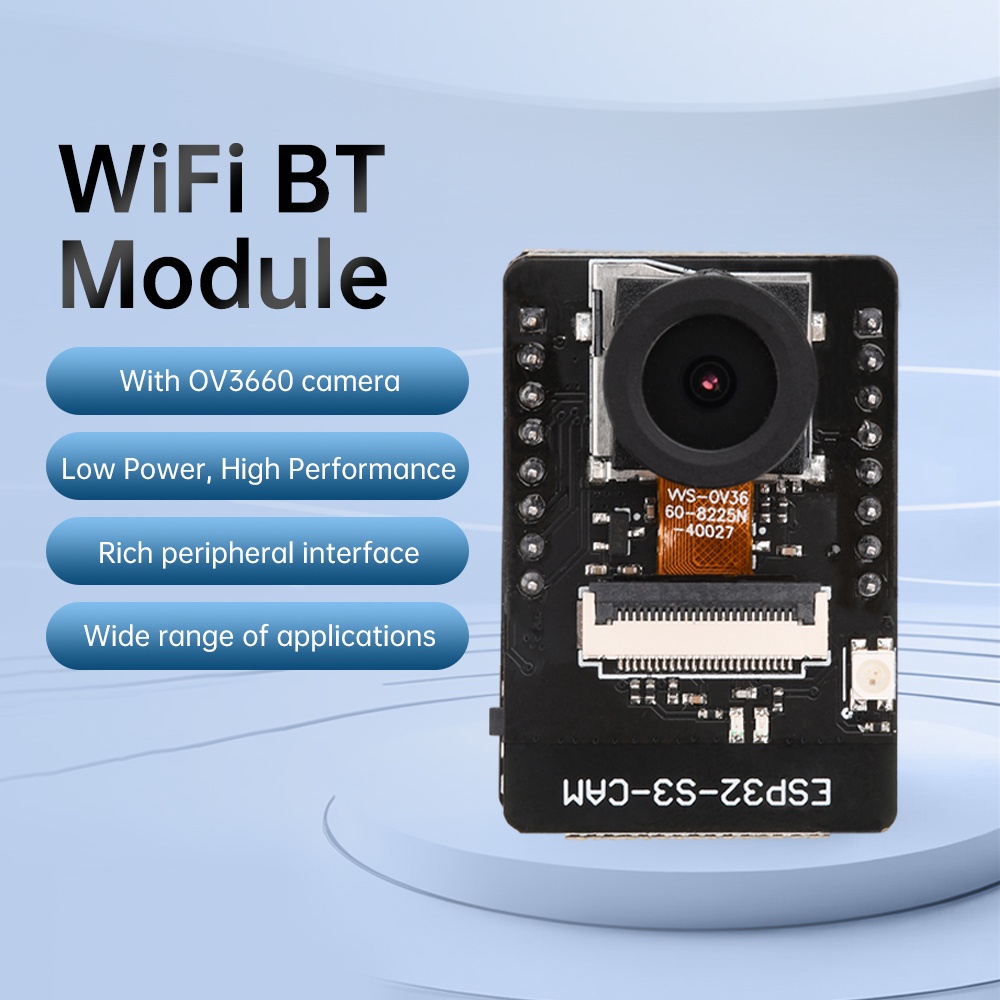 Jual ESP32 S3 CAM Development Board WiFi Bluetooth Module Onboard ESP32 S3 WROOM 1 N16R8 Module ...