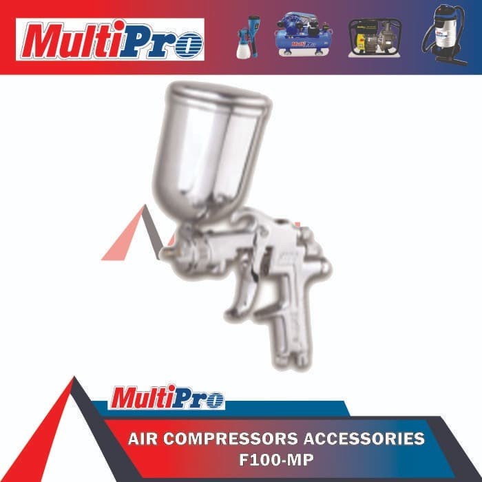 Jual MULTIPRO F 100 G MP SEMPROT CAT KOMPRESOR SPRAY GUN F100G F100 ...