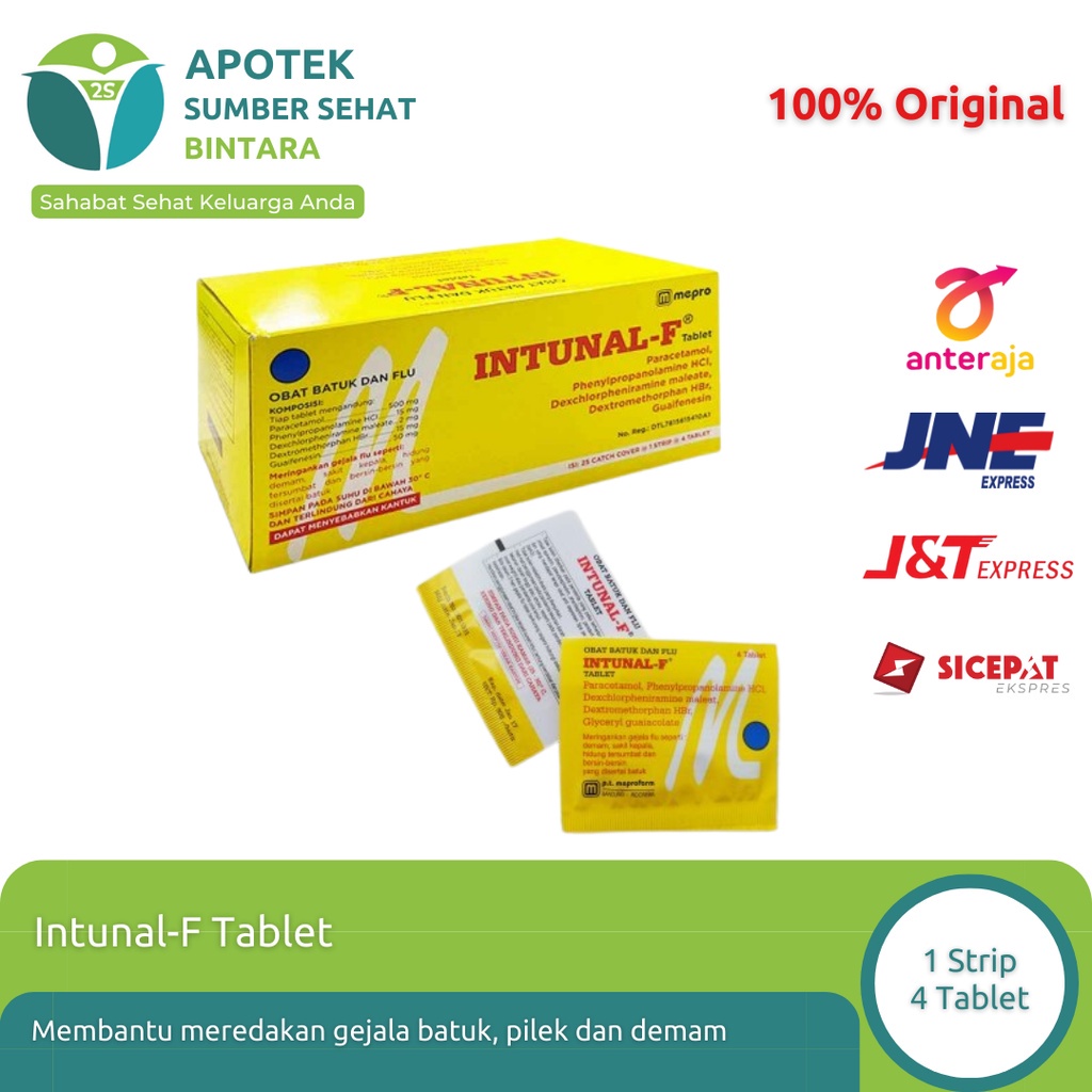 Jual Intunal-Forte 1 strip 4 tablet | Shopee Indonesia