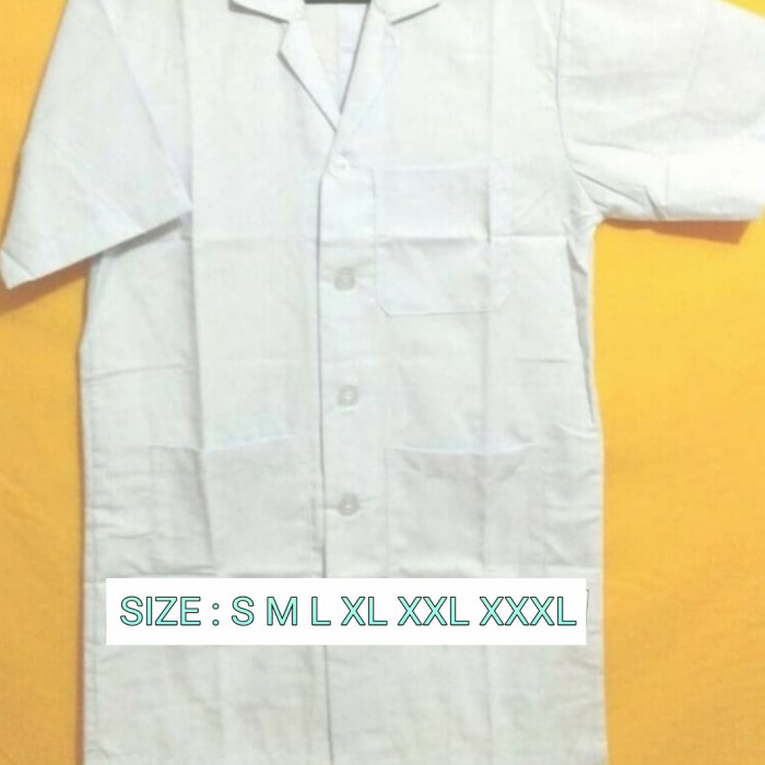 Jual Ready Jas Laboratorium Lengan Pendek Baju Laboratorium Seragam ...
