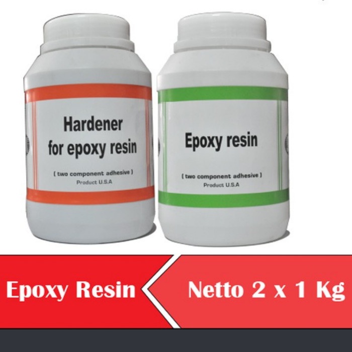 Jual Lem Epoxy Resin Poxy SK 2 Dua Komponen Perekat Beton Batu Keramik ...