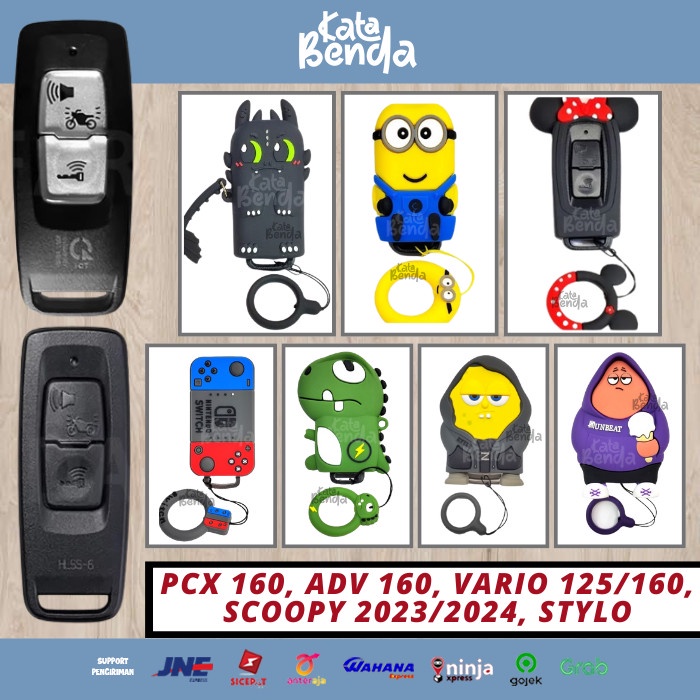 Jual Sarung Remote Karakter PCX ADV Vario 160 125 Scoopy 2024/2025 ...