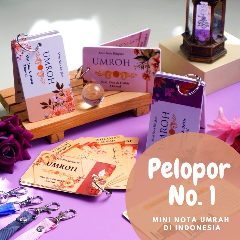 Jual FLASH SALE MINI NOTA UMRAH RINGKAS LANYARD BACAAN DOA UMRAH ...