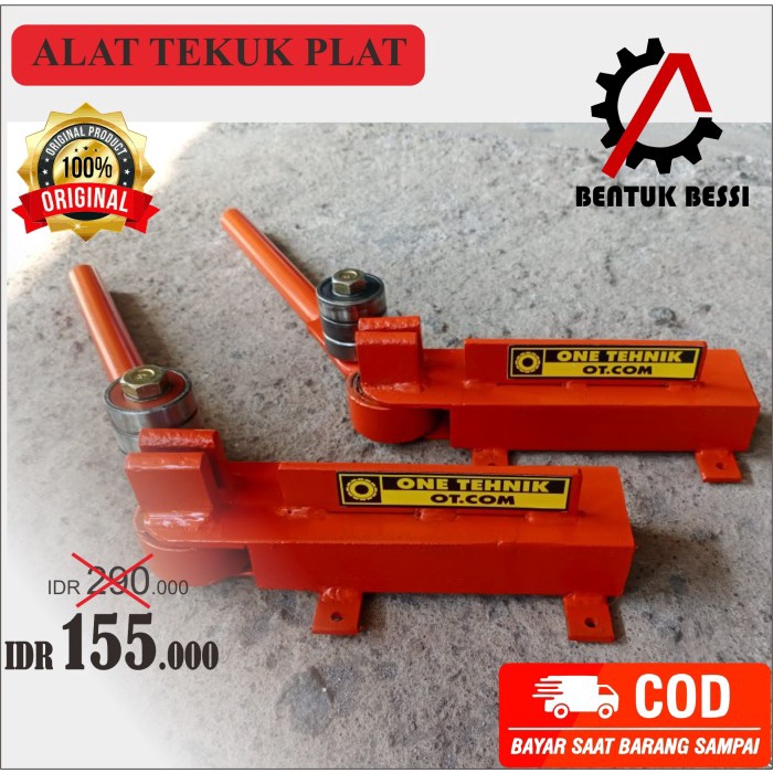 Jual Alat Tekuk Plat Manual Pasti Presisi, Plat Strip dan Benda ...
