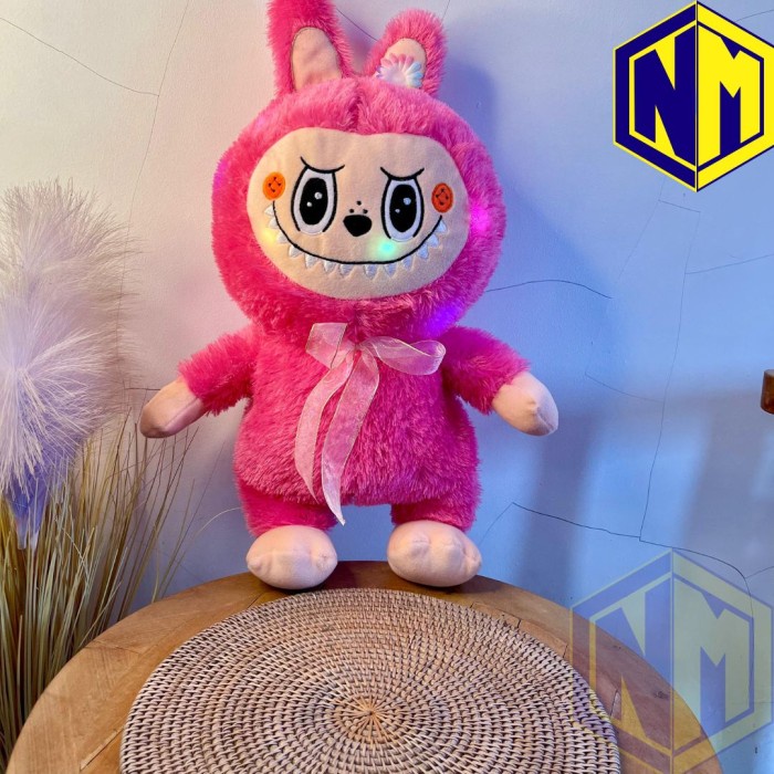 Jual NeW Boneka Labubu The Monster Exciting Macaron Lampu Led Nyala ...