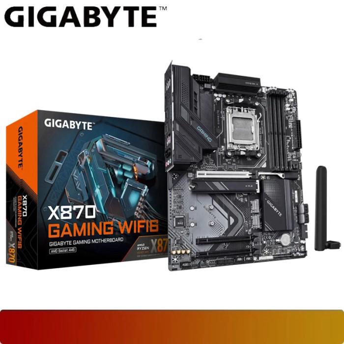 Jual GIGABYTE X870 GAMING WIFI6 Motherboard AMD X870 AM5 DDR5 ATX ...