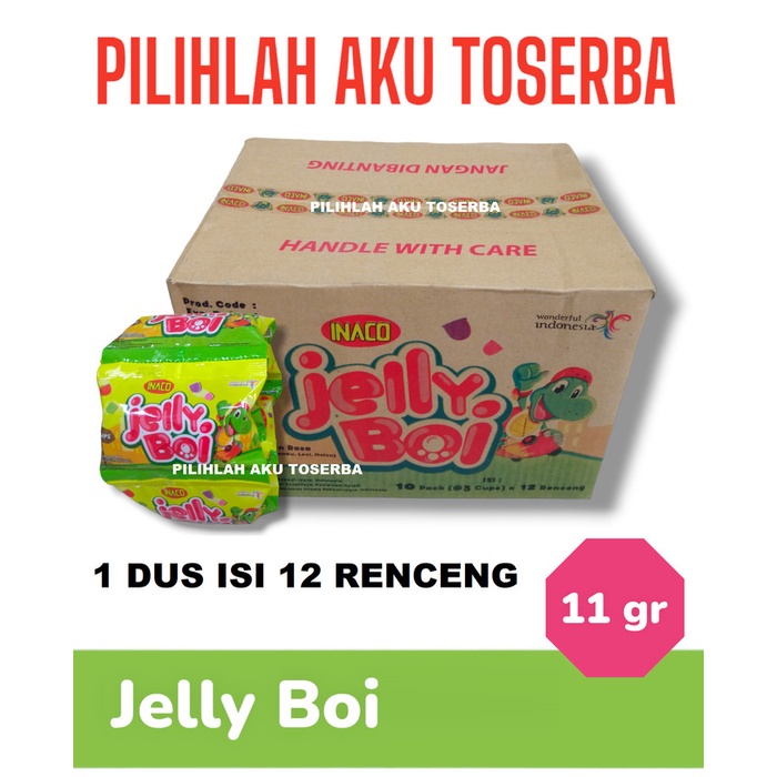 Jual A Inaco Mini Jelly Boi Renceng - ( Harga 1 Dus Isi 12 Renceng ...