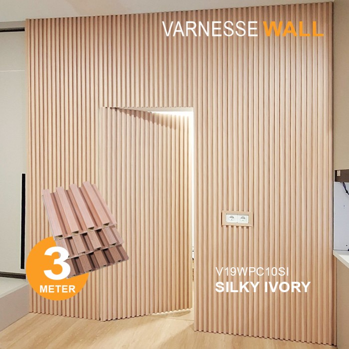 Jual VARNESSE WALL PANEL 300 CM FLUTED WALLPANEL 19-24 MM | Shopee ...