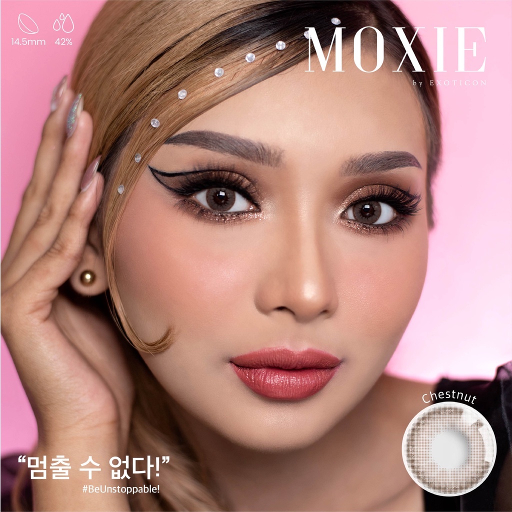 Jual EyeRA- SOFTLENS X2 MOXIE CHESTNUT 14.5 MM ( NIRMAL S.D -6.00 ...