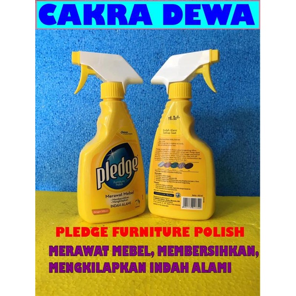 Jual JTTOP" PEMBERSIH FURNITURE KAYU VINYL PLEDGE LIQUID PUMP KEMASAN ...