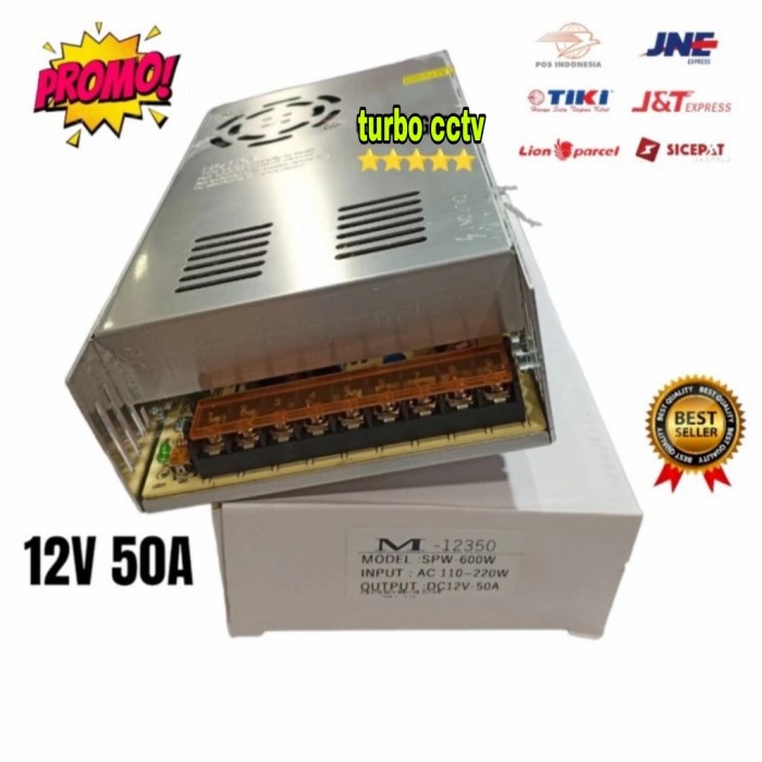 Jual Switching Power Supply PSU 12V 50A 12 Volt 50 Amper | Shopee Indonesia