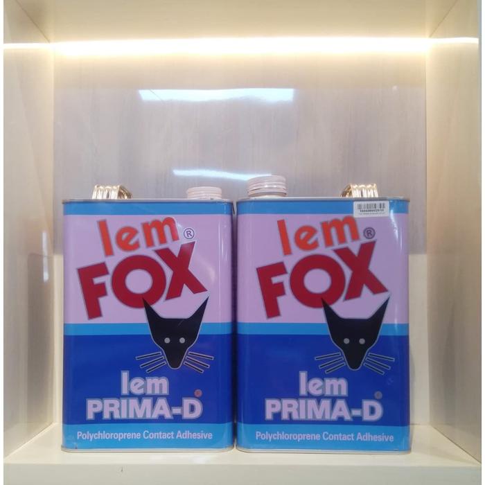 Jual LEM FOX PRIMA-D GALON 2.5 KG / LEM SUPER SERBAGUNA LEM KAYU HPL ...