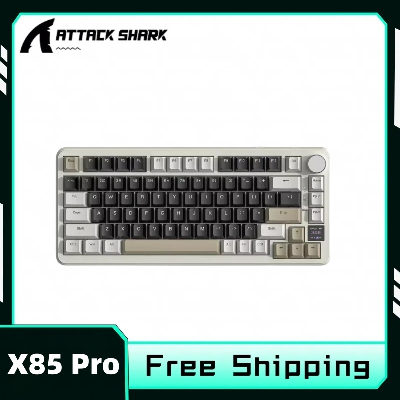 Jual Attack Shark Wireless Bluetooth X85 Pro Mechanical Keyboard Hot-Swappable Tri-Mode Rgb Full ...