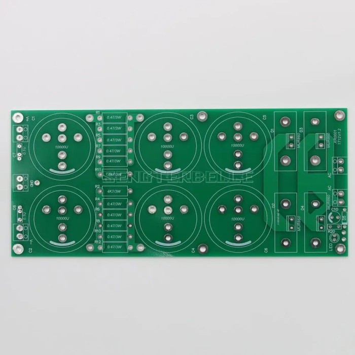 Jual CRC 6 Capacitor Power Supply Rectification Filter PCB For PASS ...