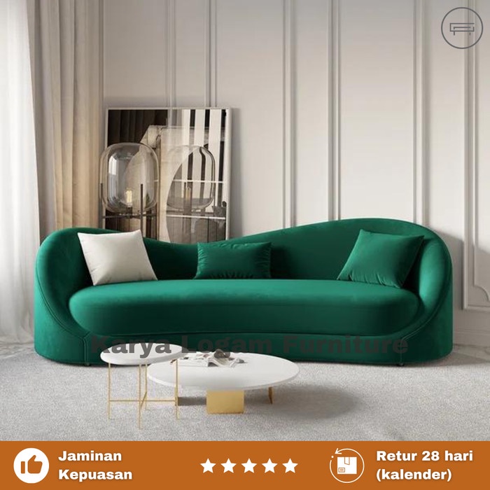 Jual Sofa Set Ruang Tamu Modern Minimalis - Kain Jok Beludru Premium ...