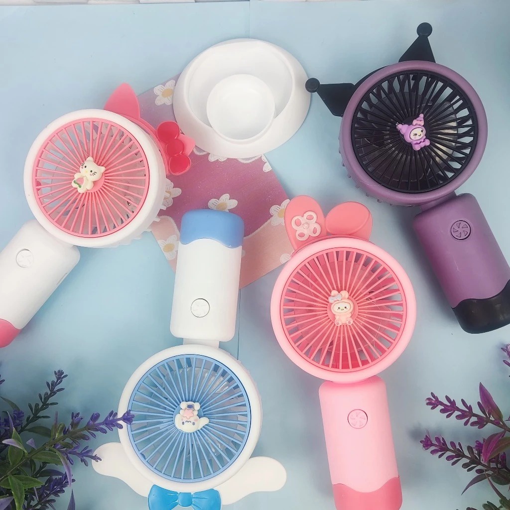 Jual BIG PROMO KIPAS ANGIN MINI PORTABLE KARAKTER LUCU SANRIO SERIES ...
