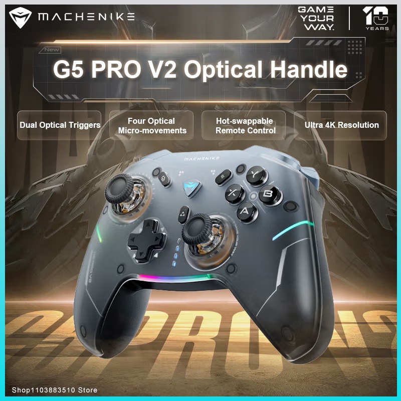 Jual Machenike G5 pro V2 Controller Three-Mode Optical Gamepad ...